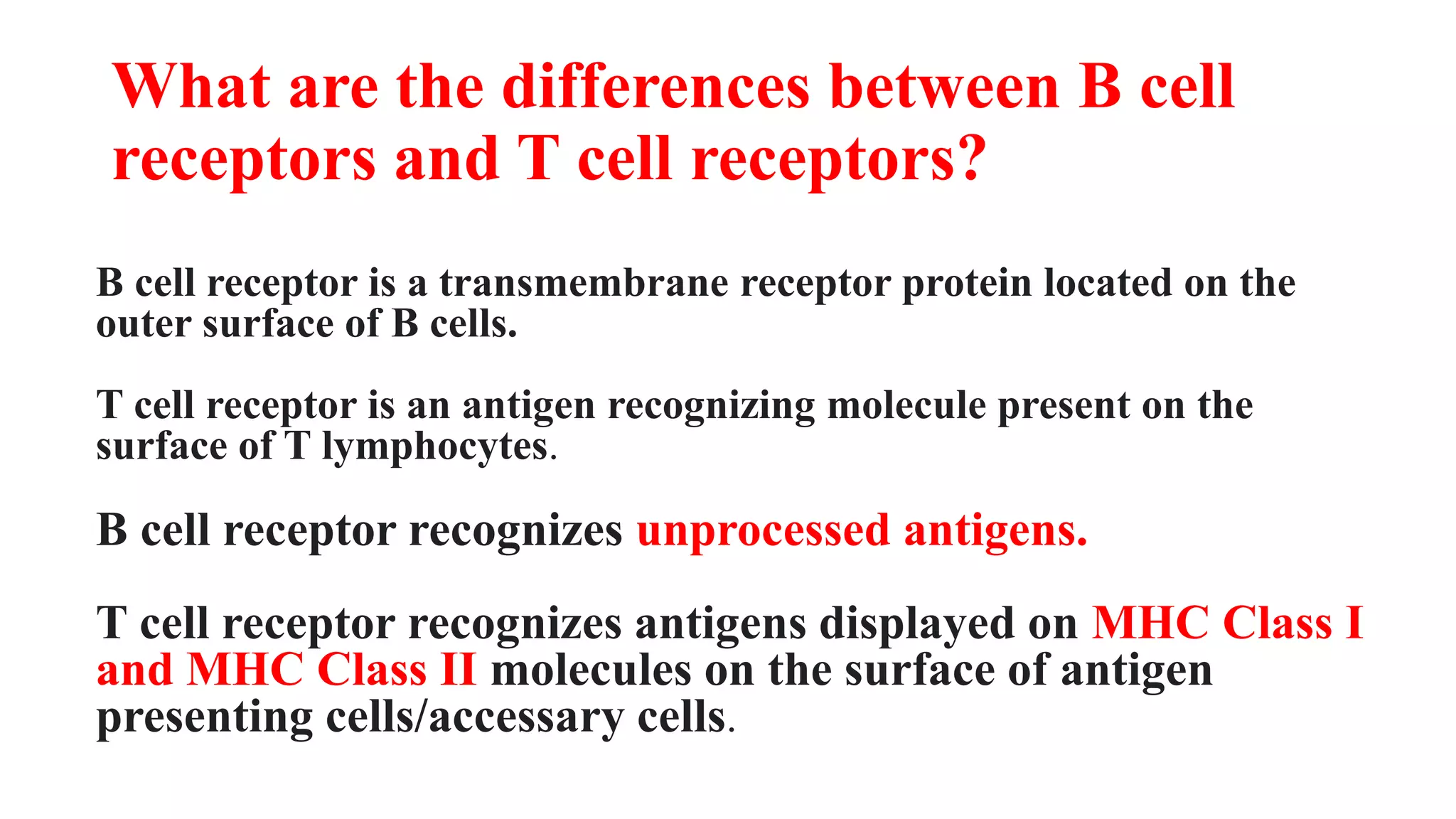 B Cell & T Cell Receptors.pptx