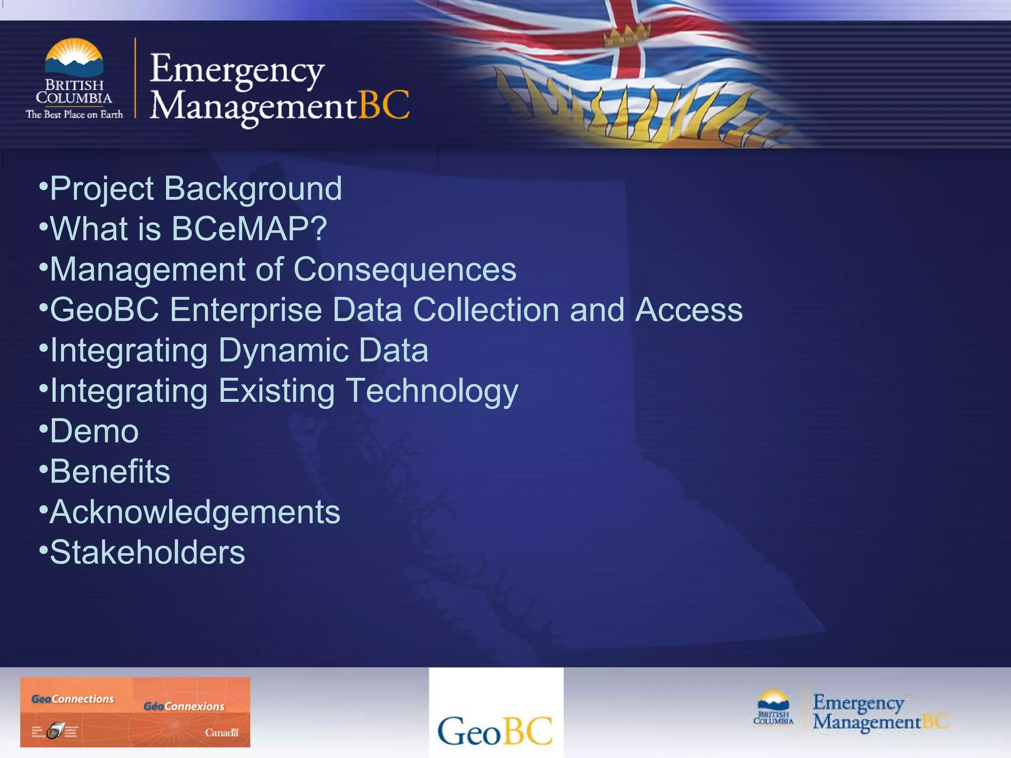 BCeMap Common Operating Picture | PPT