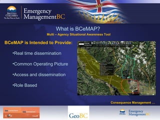 BCeMap Common Operating Picture | PPT
