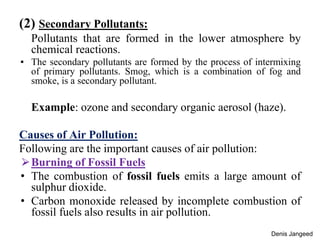 Basic Civil Engg Notes_Chapter-6_Environment Pollution & Engineering | PPTX