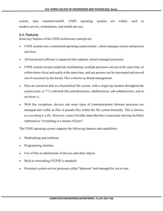 OPERATING SYSTEM AND ITS TYPES REPORT | PDF