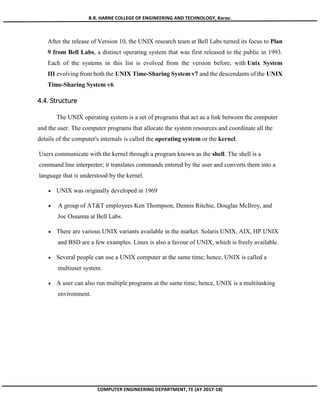 OPERATING SYSTEM AND ITS TYPES REPORT | PDF