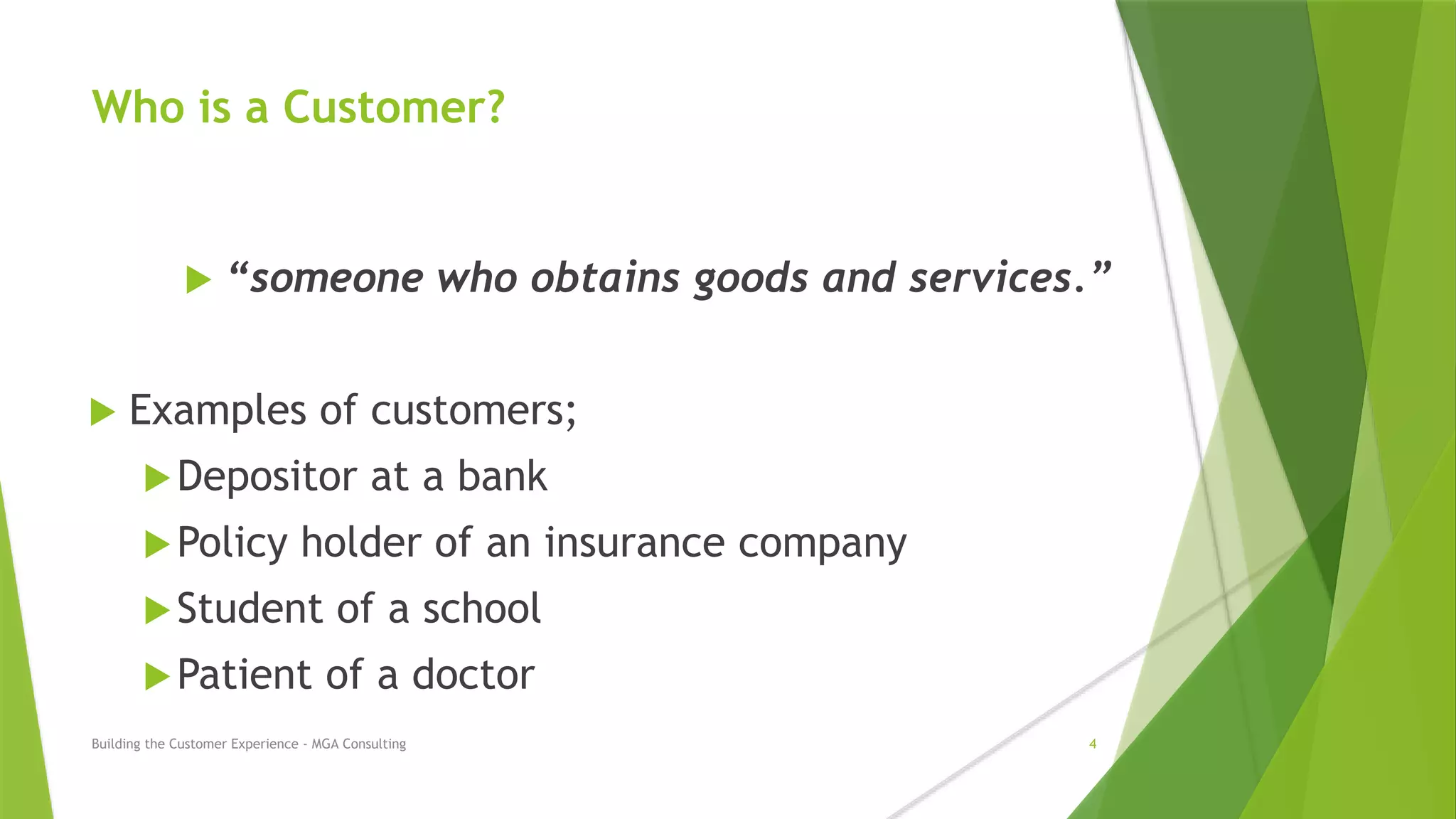 BUILDING THE CUSTOMER EXPERIENCE | PPTX