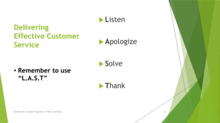 BUILDING THE CUSTOMER EXPERIENCE | PPTX