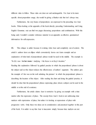 Tiffany Akers Azar Assignment | PDF