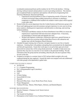 Emily_Plummer_Resume | DOC | Civil Engineering Industry | Industries