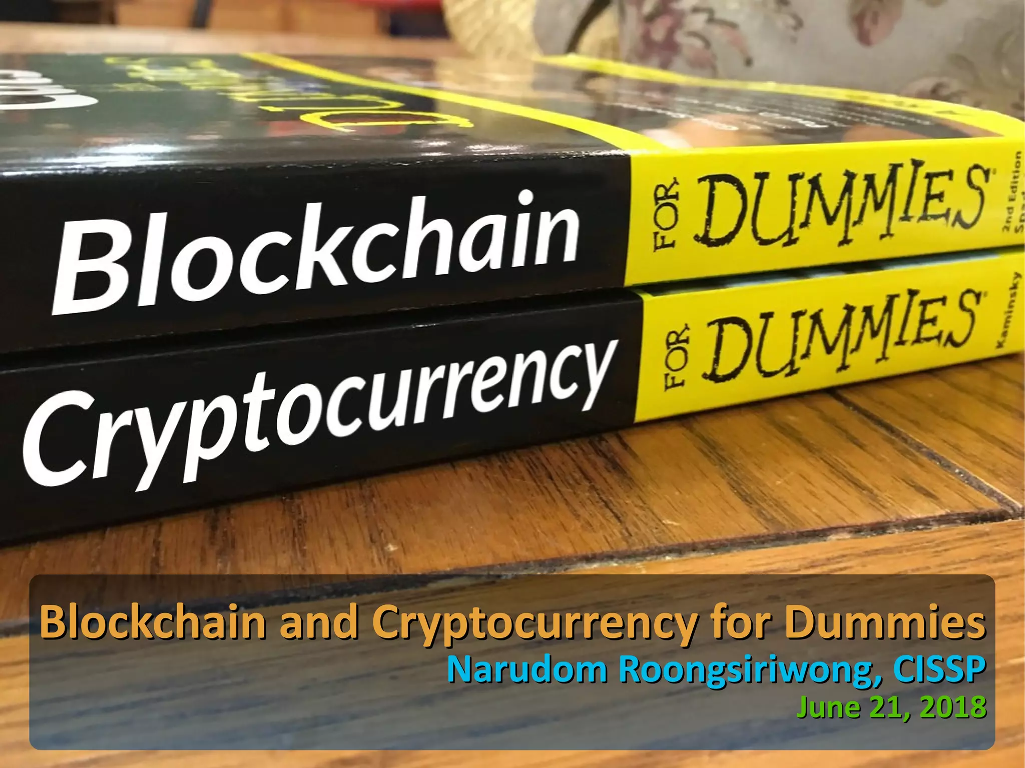 Blockchain and Cryptocurrency for Dummies | PDF