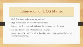 Bcg matrix (Strategy formulation) | PPTX