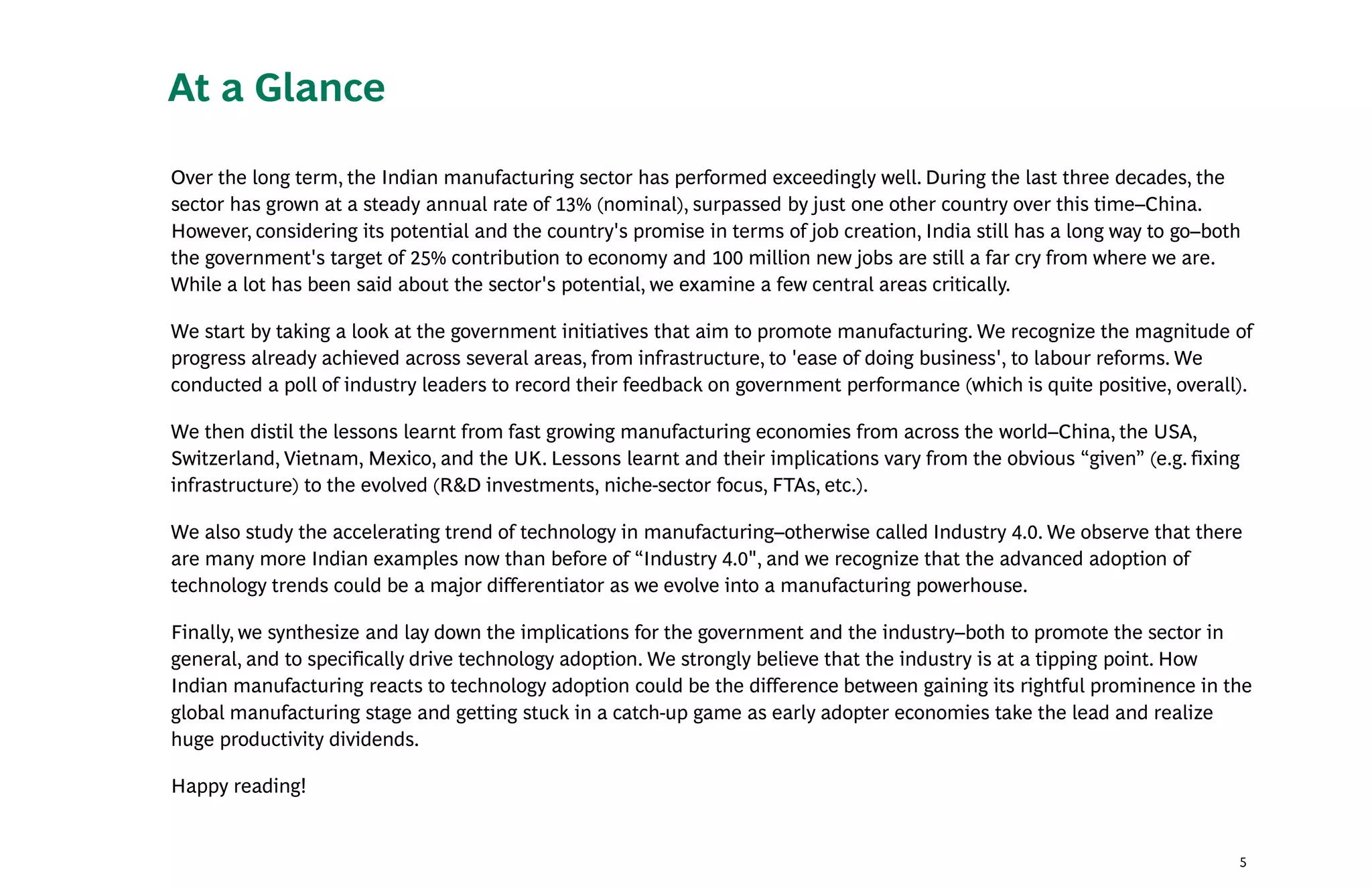 Next generation Manufacturing - winning through technology and ...