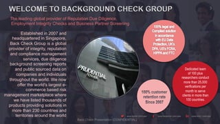 Background Check Group Profile | PDF