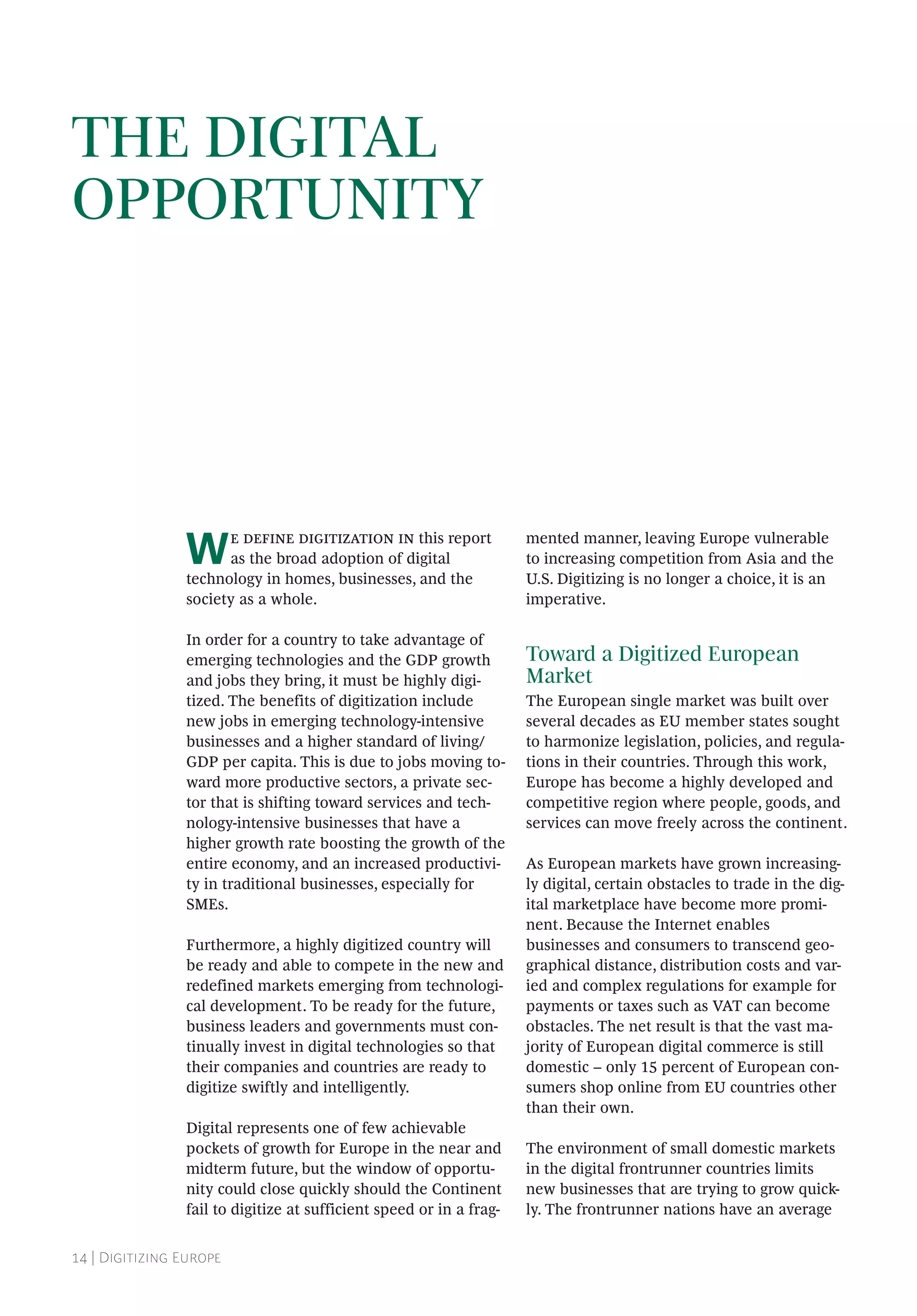 Digitizing Europe | PDF