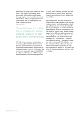 Digitizing Europe | PDF