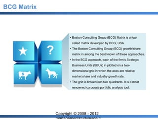 Bcg matrix | PPT