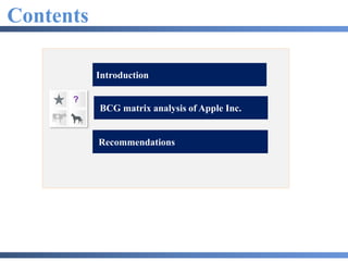 BCG matrix analysis of Apple inc. | PPTX