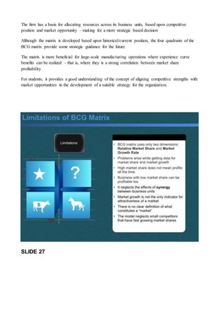 BCG matrix(word) | PDF
