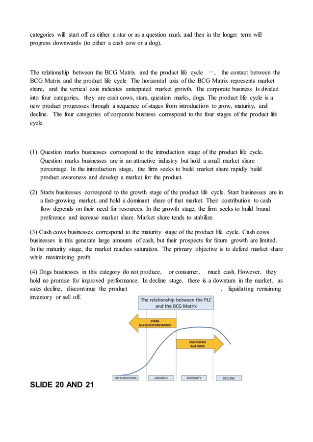 BCG matrix(word) | PDF