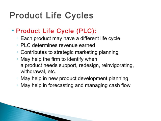 Product life cycle (PLC) & Boston Consultancy Group (BCG) MBA ppt | PPT