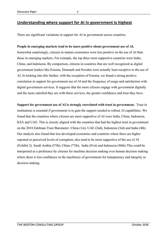 Citizens' Perspective on Use of AI in Government | 2018 BCG Digital ...