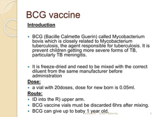 Bcg and hep b vaccination | PPTX