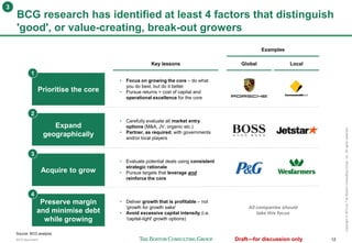 Bcg cfa perth presentation | PDF