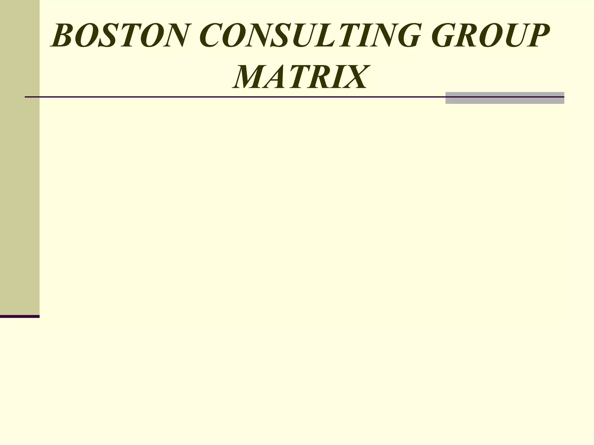 Bcg matrix | PPT