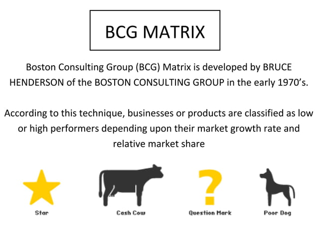 BCG GE Matrix - Strategic Management | PPT