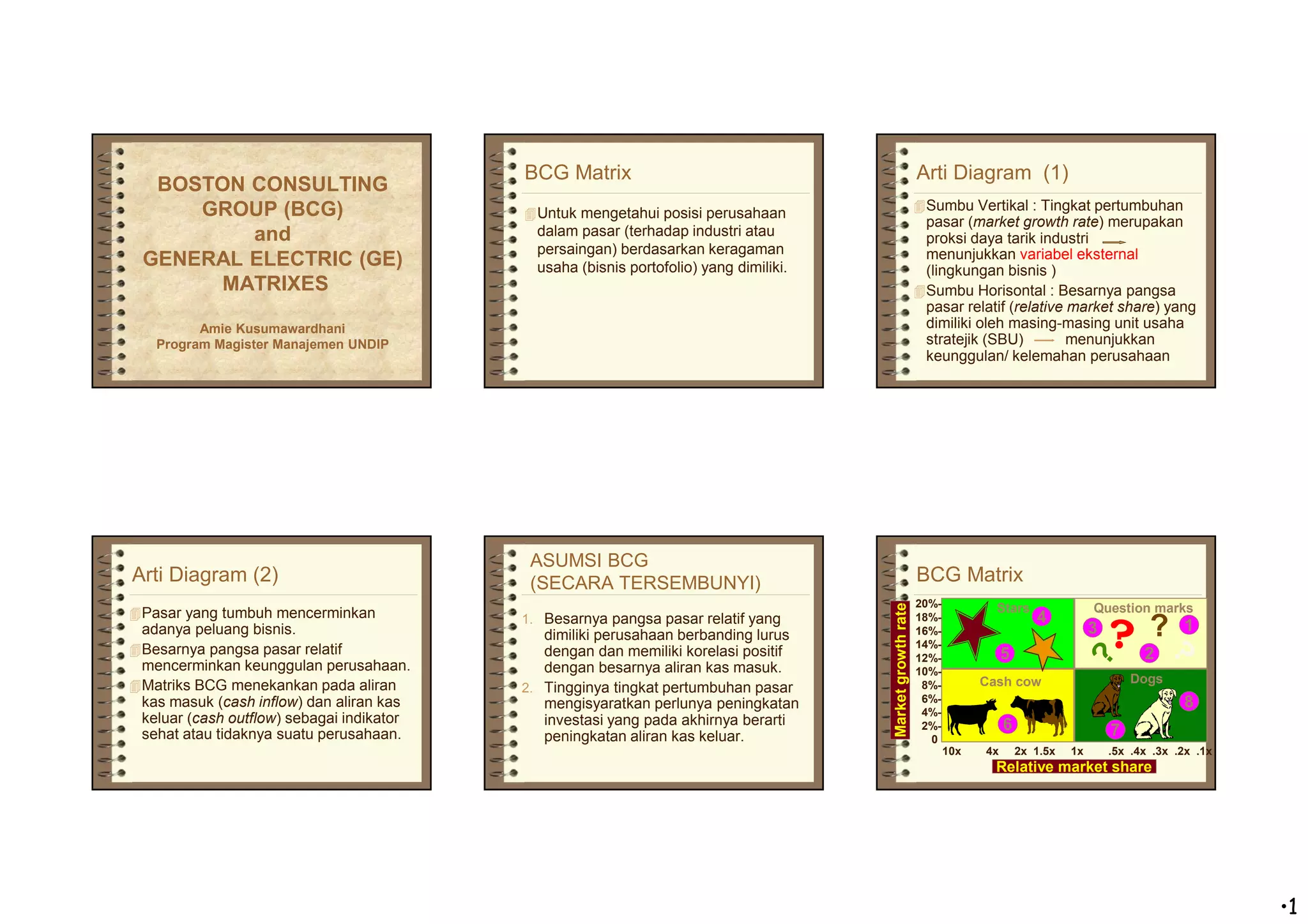 Bcg dan matrix in Bahasa | PDF
