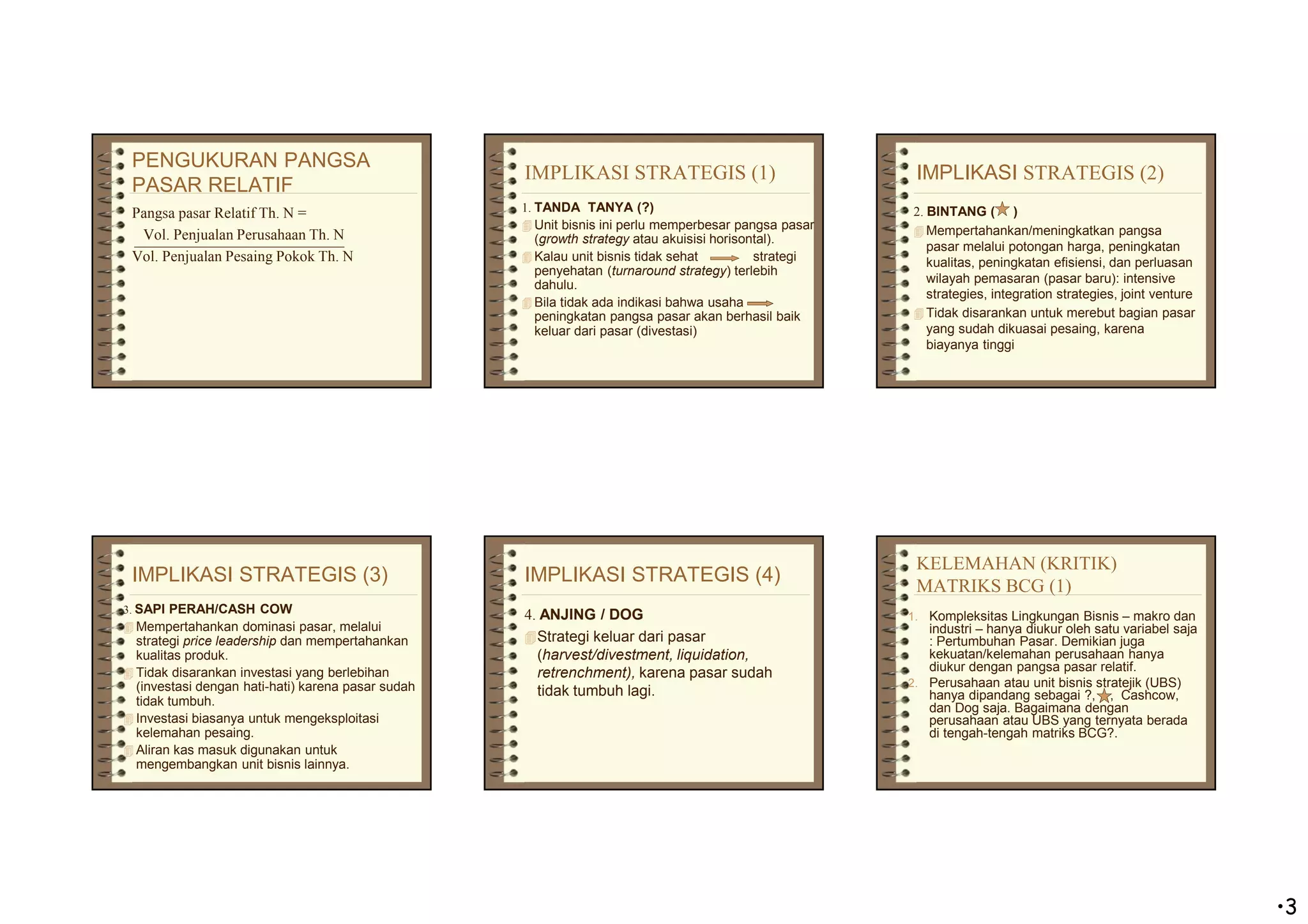 Bcg dan matrix in Bahasa | PDF