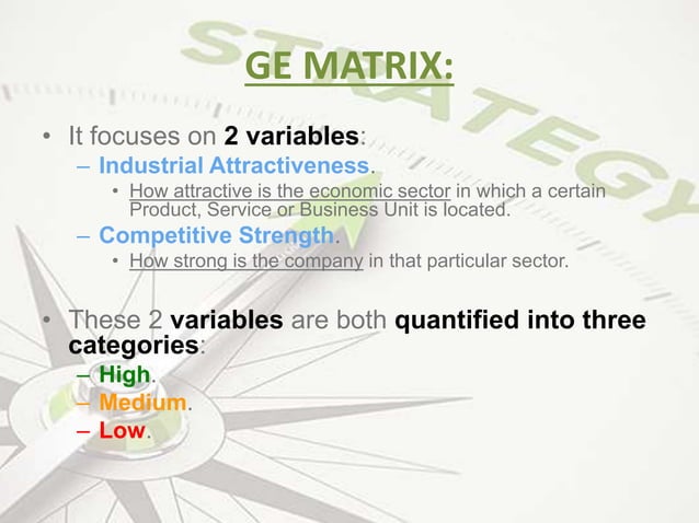 BCG MATRIX AND GE MATRIX | PPTX | Business Accounting & Finance | Business