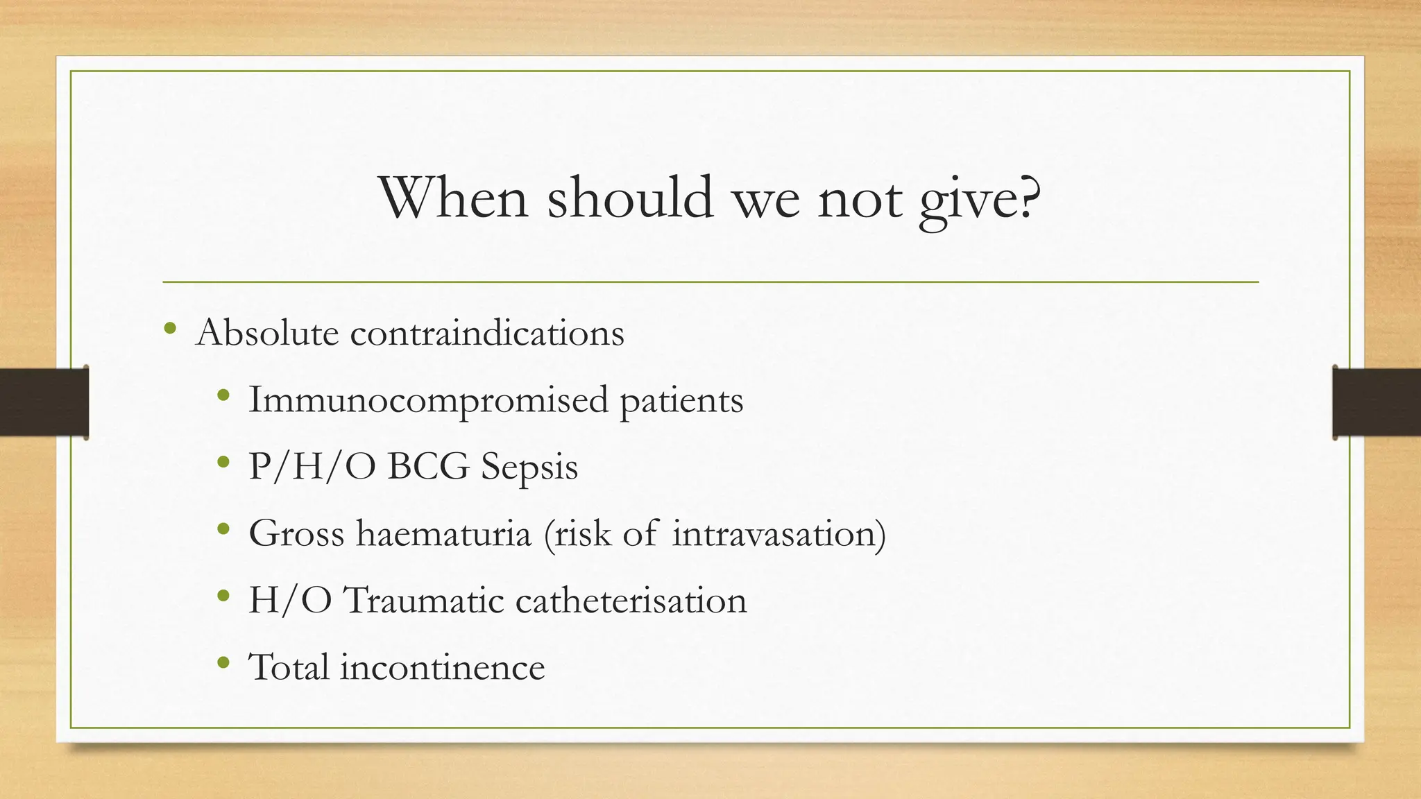 BCG therapy in Carcinoma of Bladder.pptx