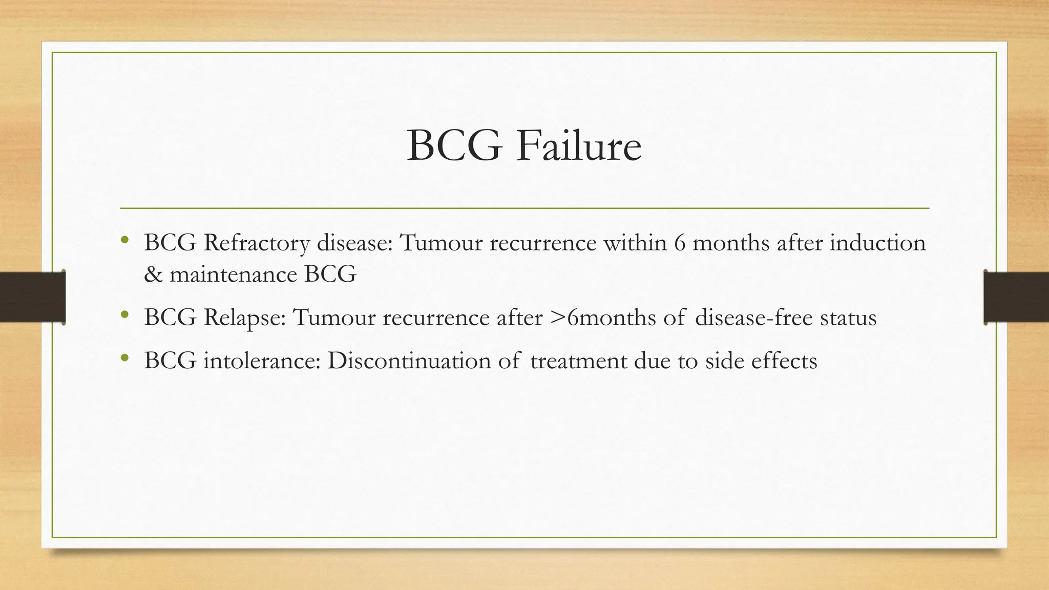 BCG therapy in Carcinoma of Bladder.pptx