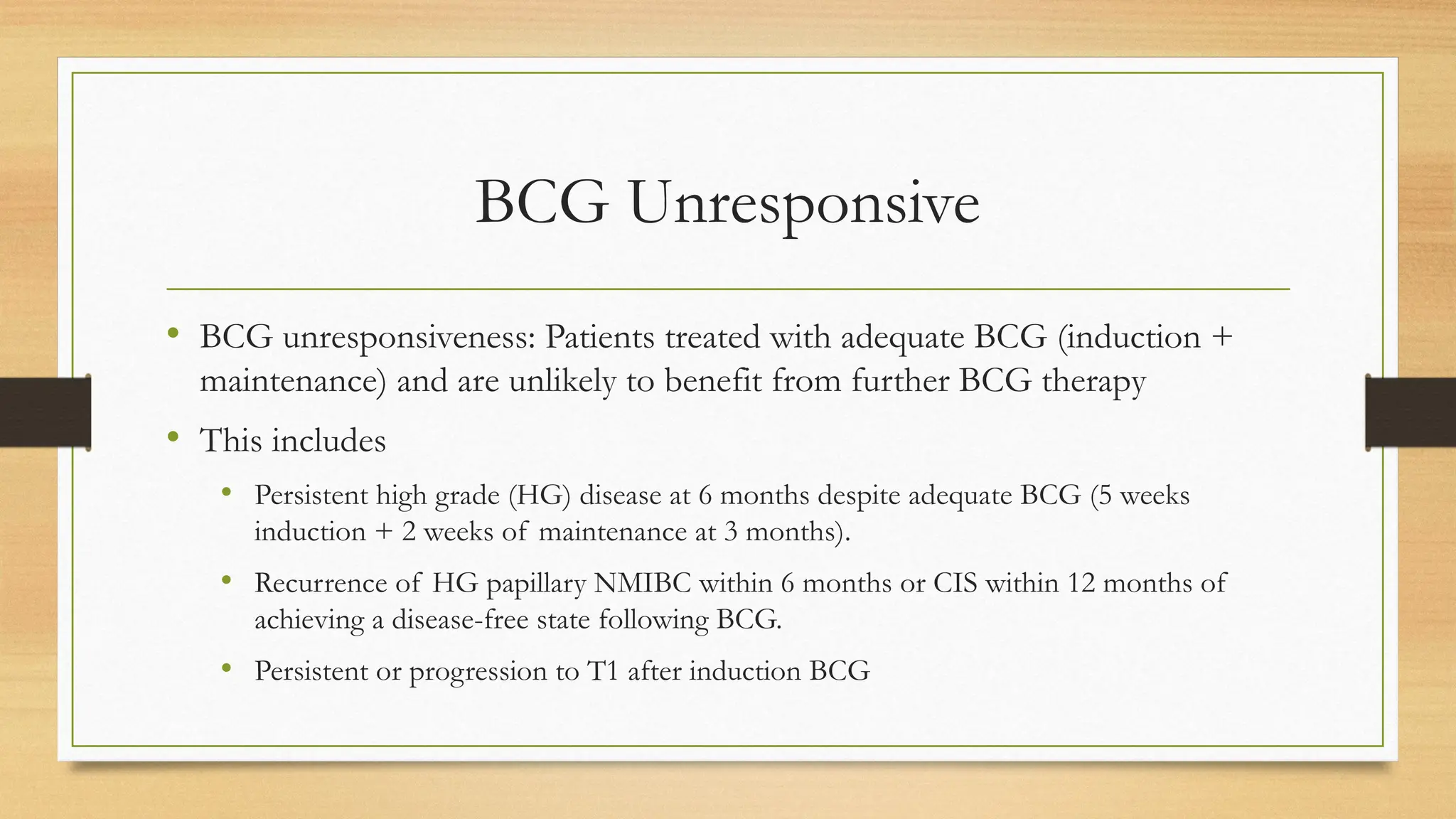 BCG therapy in Carcinoma of Bladder.pptx
