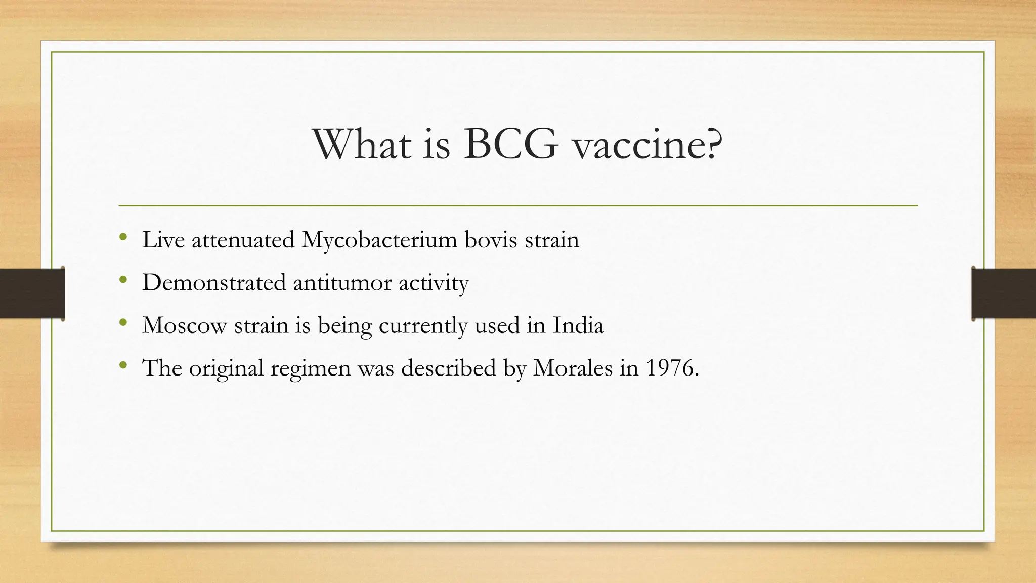 BCG therapy in Carcinoma of Bladder.pptx