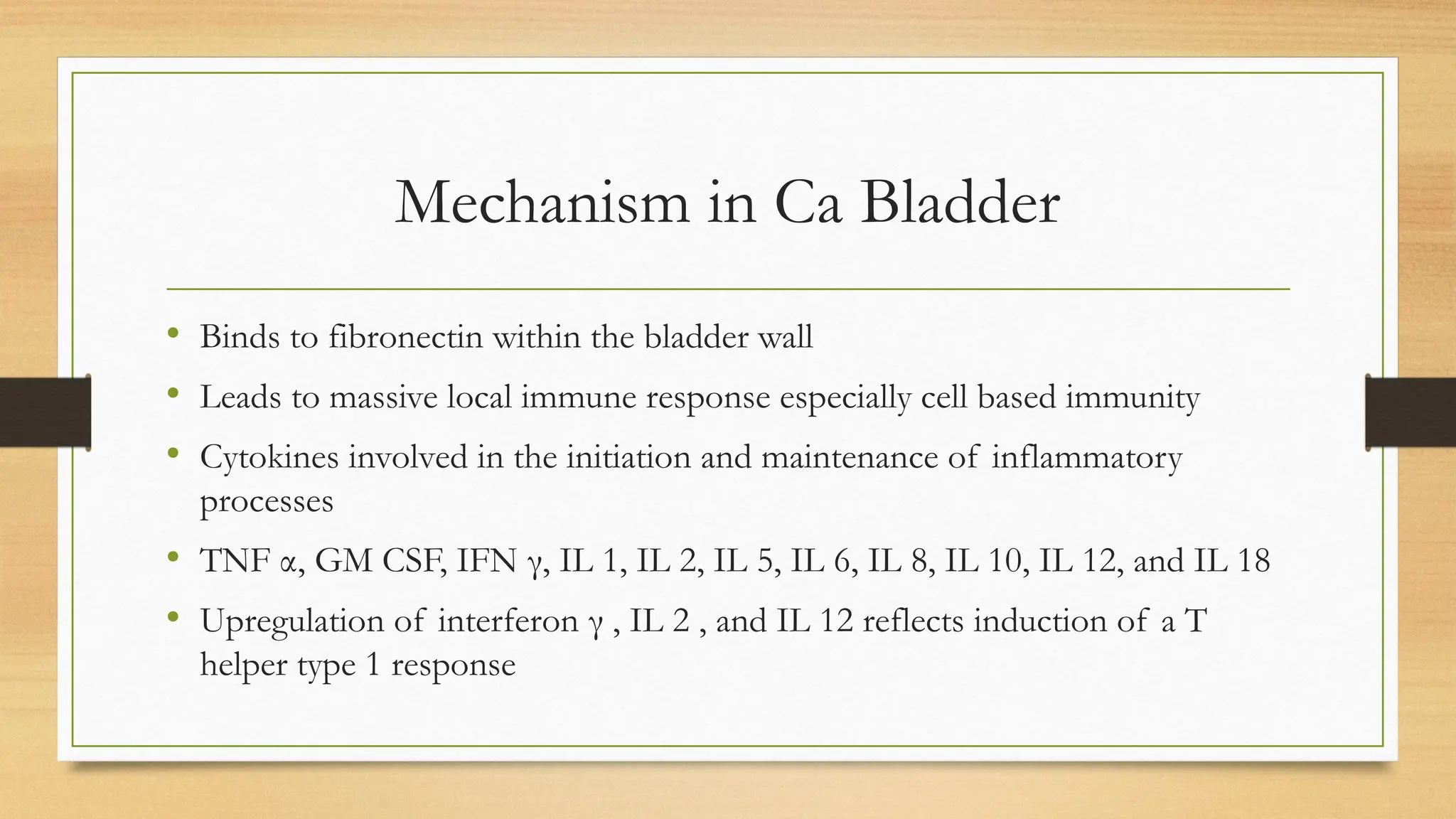 BCG therapy in Carcinoma of Bladder.pptx