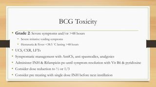 BCG therapy in Carcinoma of Bladder.pptx