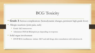 BCG therapy in Carcinoma of Bladder.pptx