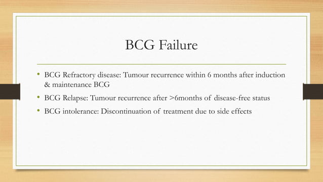 BCG therapy in Carcinoma of Bladder.pptx