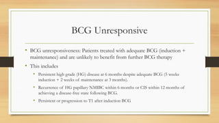 BCG therapy in Carcinoma of Bladder.pptx