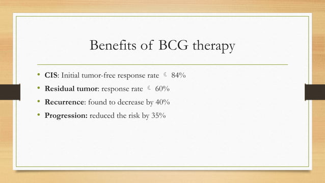 BCG therapy in Carcinoma of Bladder.pptx