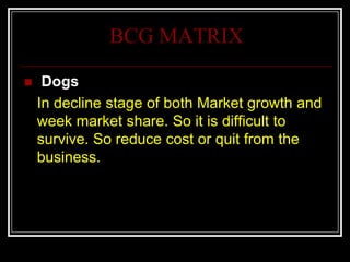 Bcg matrix | PPTX