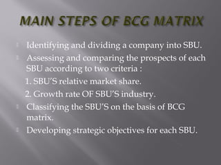 BCG Matrix- Sem Shaikh | PPT