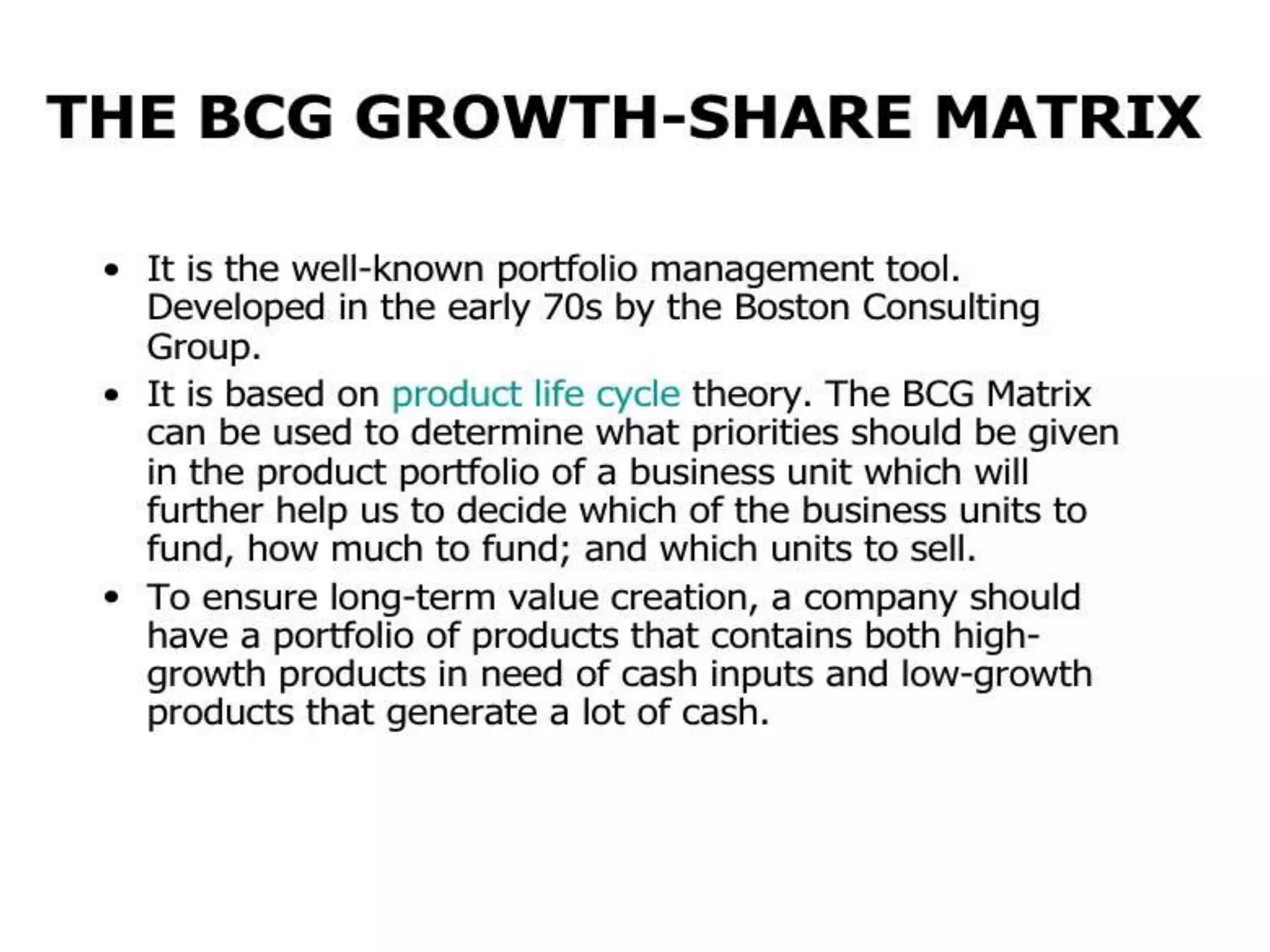 Bcg matrix with ITC company | PPTX