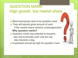 Bcg matrix | PPTX | Business Accounting & Finance | Business