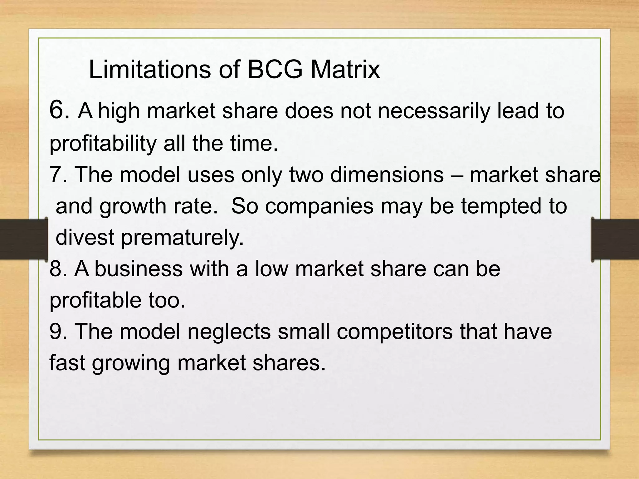 BCG MATRIX | PPT