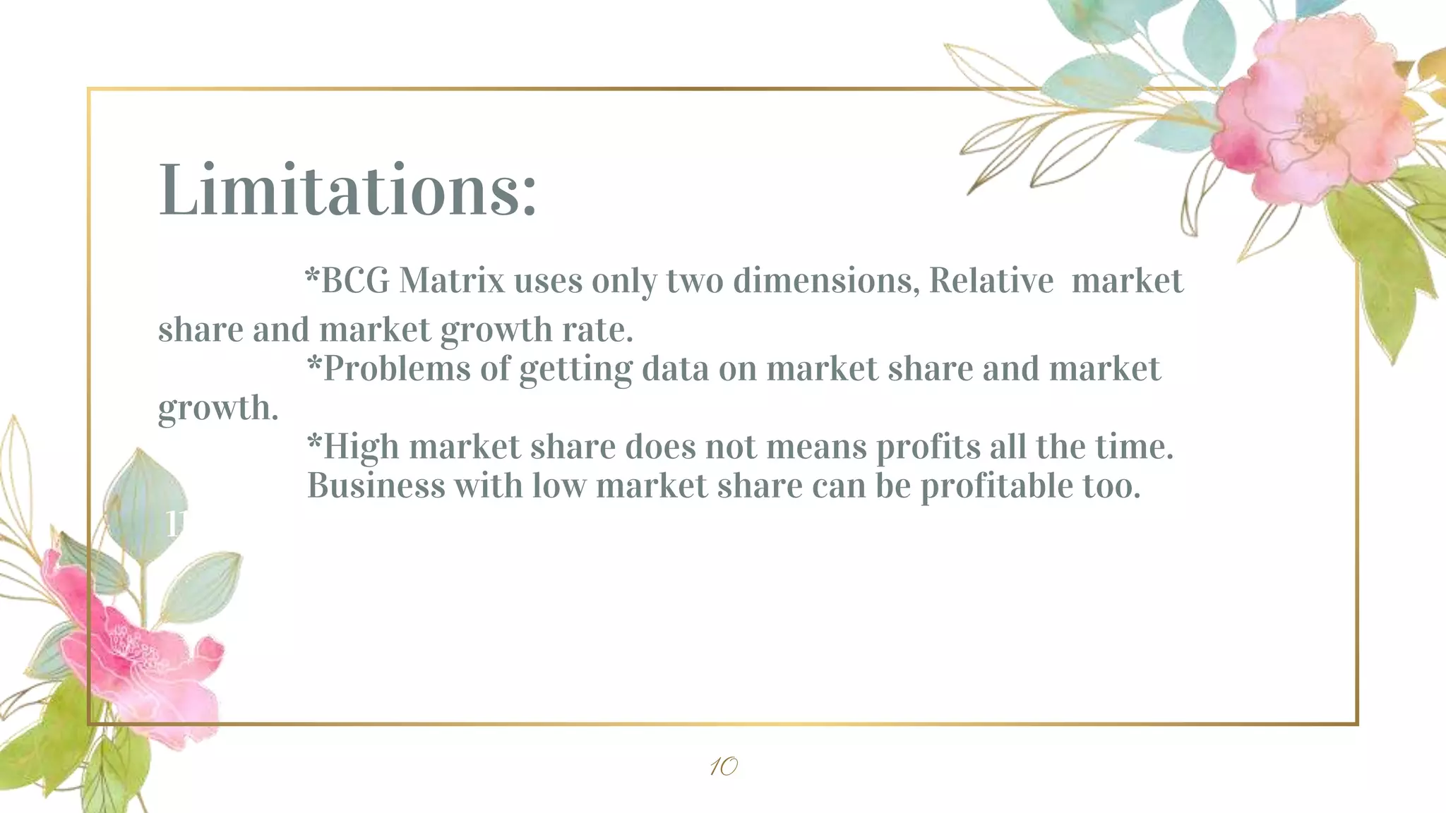 BCG MATRIX/Boston consulting group | PPTX