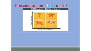 BCG matrix power point presentation for students | PPTX