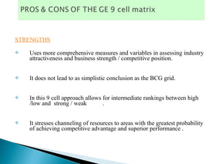 Bcg matrix and others | PPT