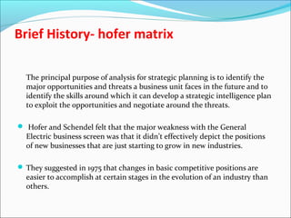 Bcg matrix and others | PPT