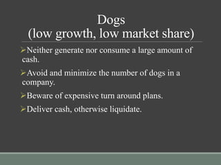 BCG matrix explanation | PPTX