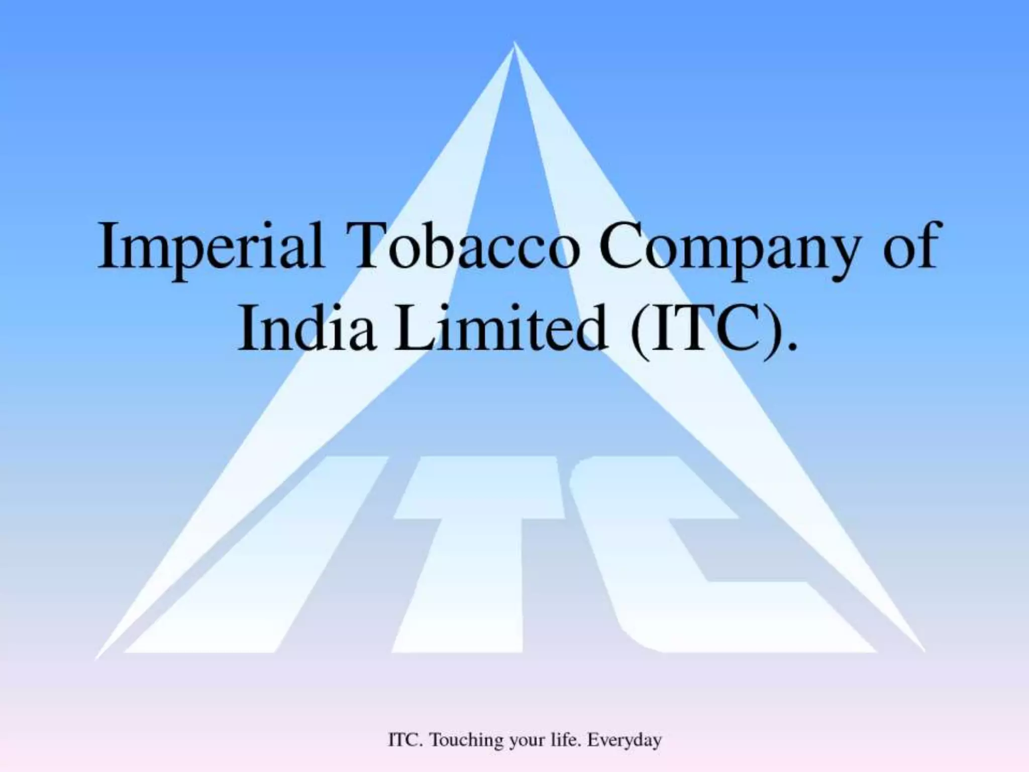 Bcg matrix of itc ltd | PPTX